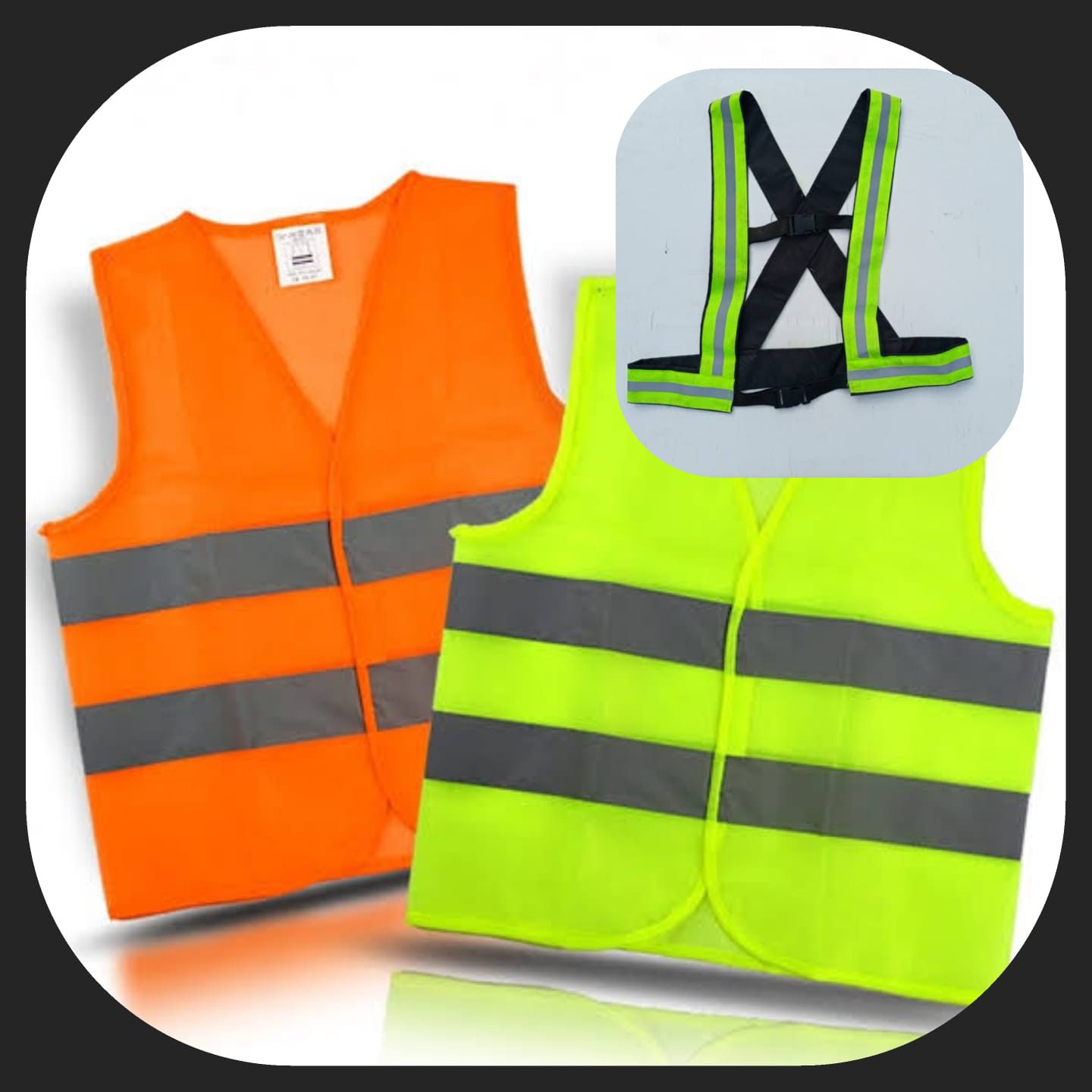 REFLECTIVE SAFETY GEAR FOR MOTORCYCLES