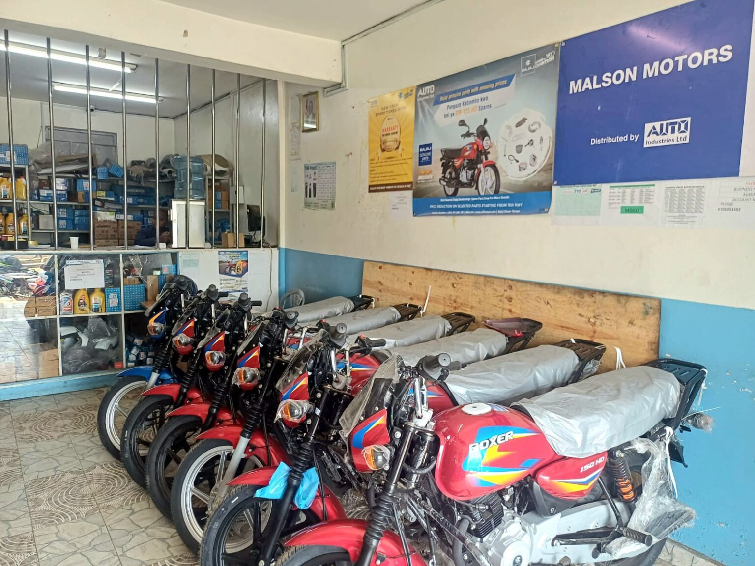 BAJAJ BOXER MOTORCYCLE DEALER - MALSON MOTORS